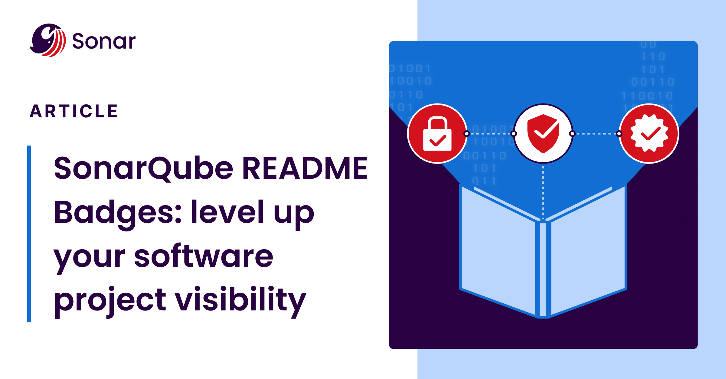 SonarQube README Badges: Level Up Your Software Project Visibility | Sonar